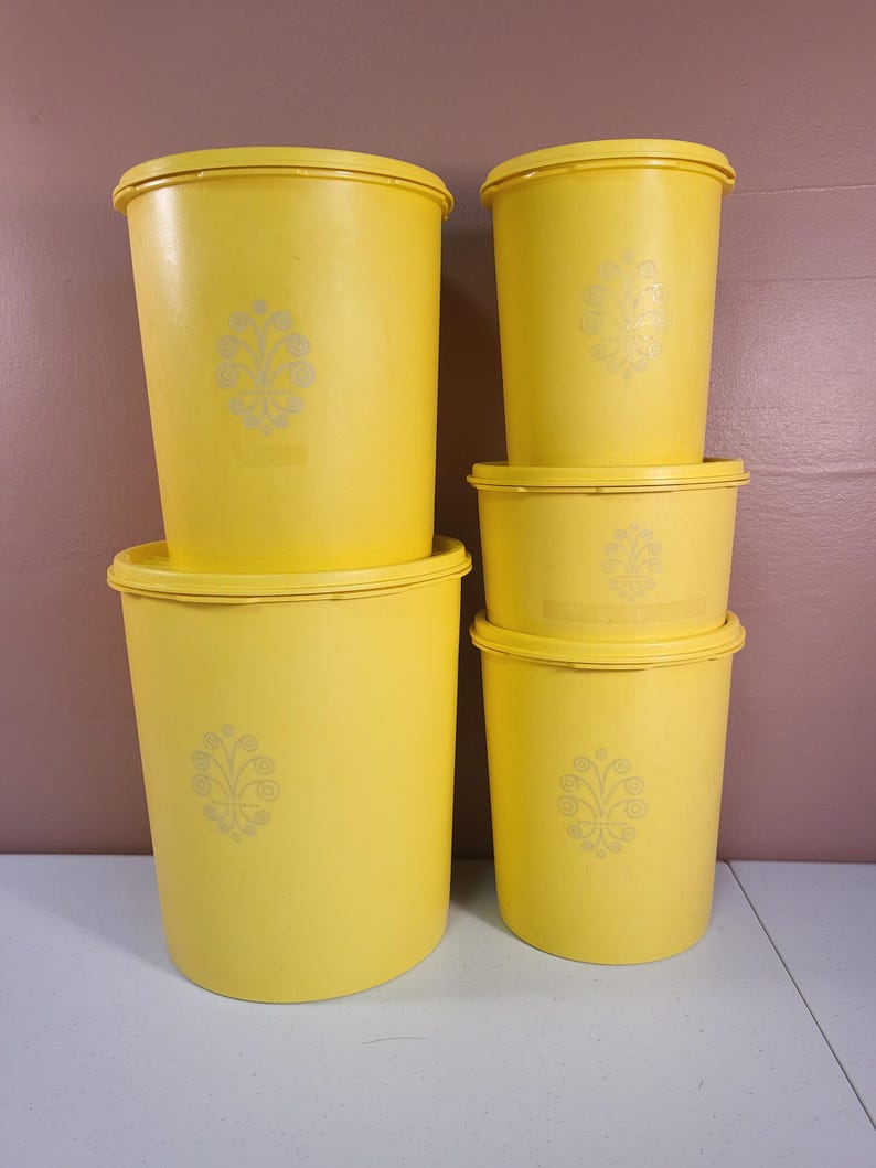 Vintage Tupperware 5 Pieces - Etsy