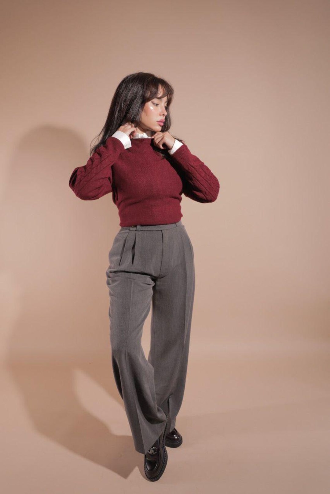 Constance Grey Trousers Peaky Blinders Style Suit Trousers Classic ...