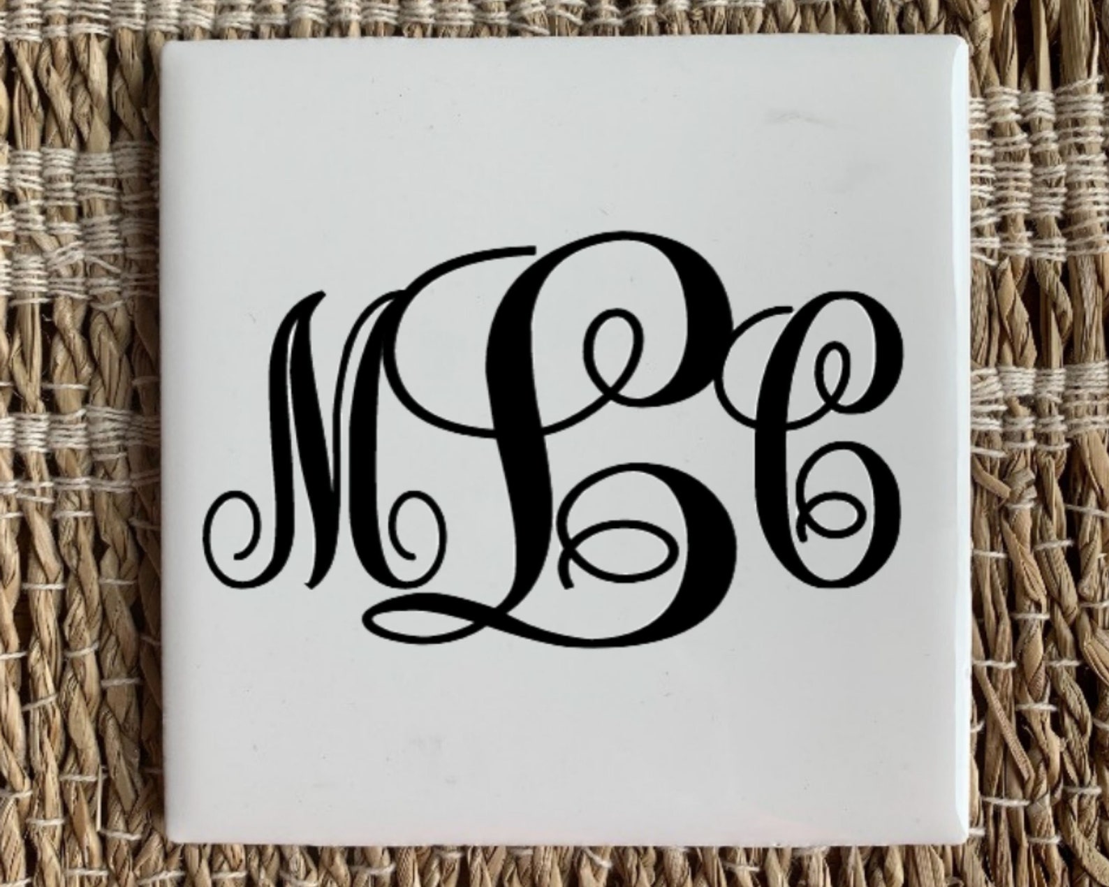 Monogram Decal Monogram Letter Decal Letter Decal | Etsy