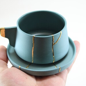 Kintsugi Gift Set, Kintsugi Cup, Kintsugi Wellness Cup, Matcha Tea ...