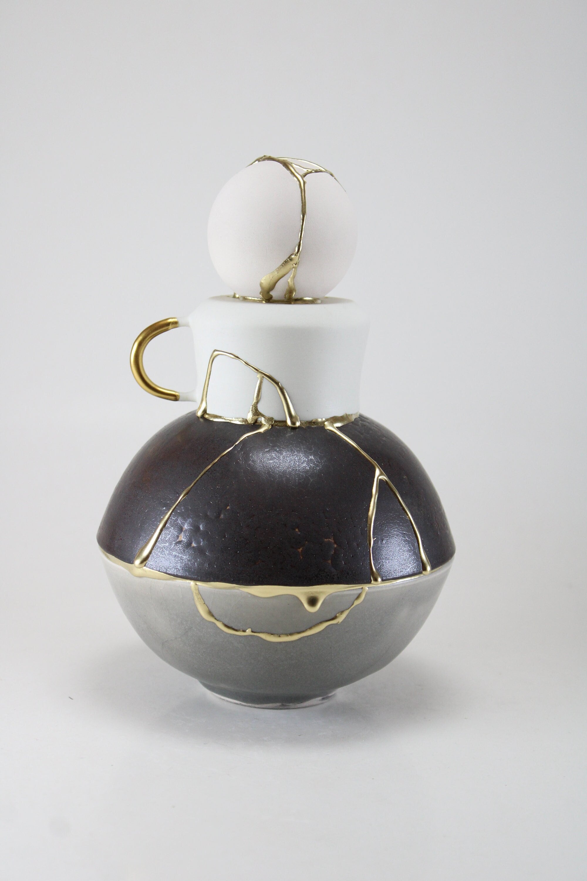 Kintsugi Sculpture, Kintsugi Abstract Form, Japanese Art, Gift of ...