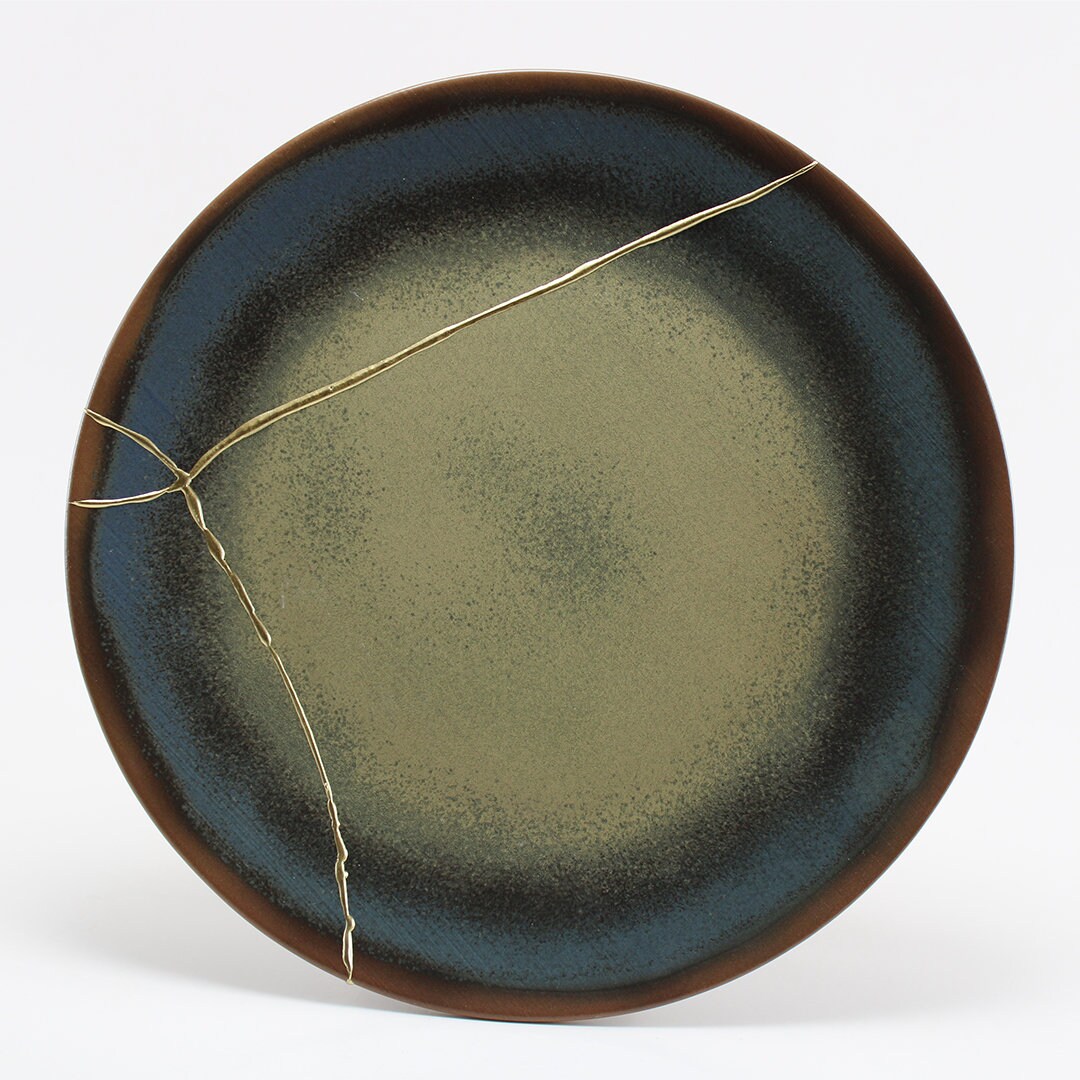 Japanese Pottery Kintsugi Kintsugi Dish Kintsugi Plate - Etsy