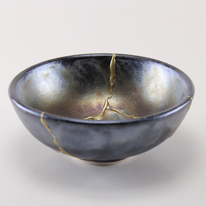 Kintsugi Bowl, Japanese Art, Kintsugi Pottery, Kintsugi Set ...