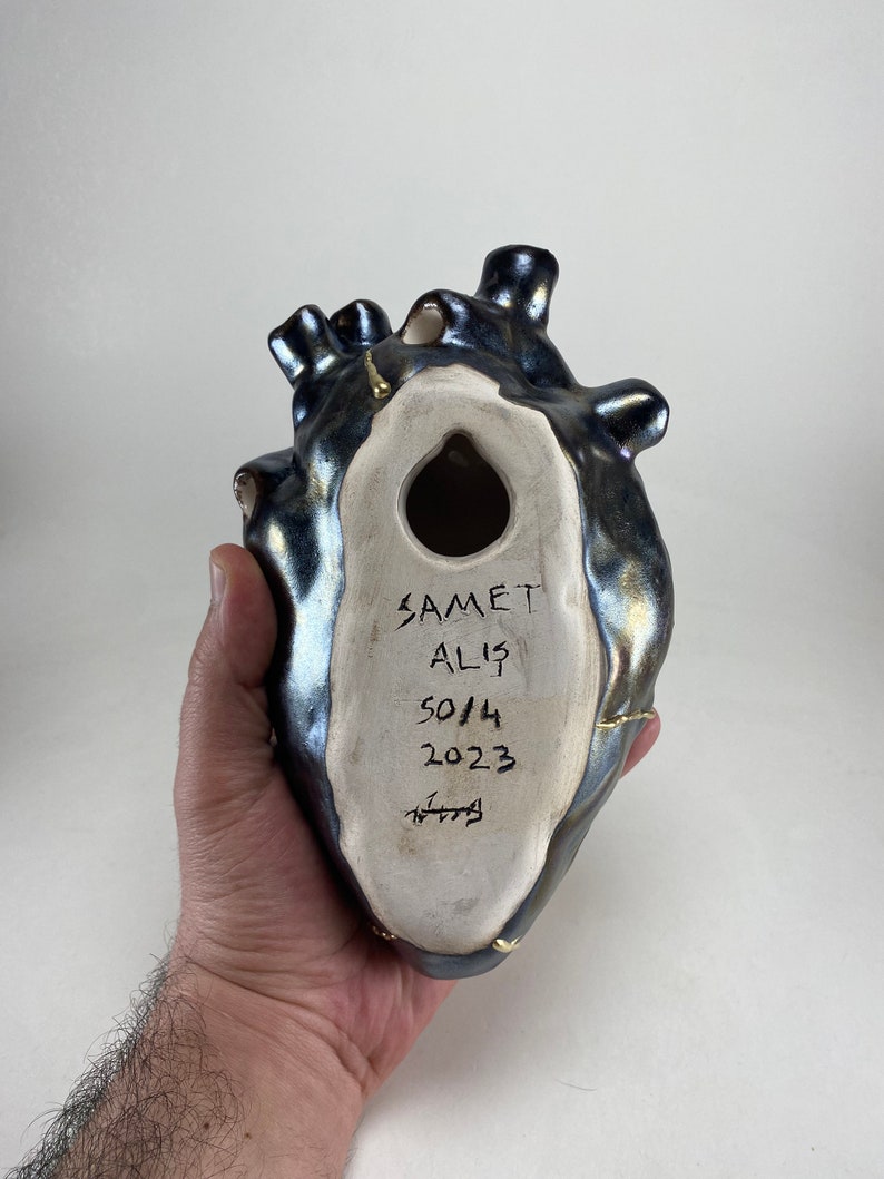 Kintsugi Vase, Heart Vase, Heart Wall Vase, Forgiveness Gifts, Broken ...