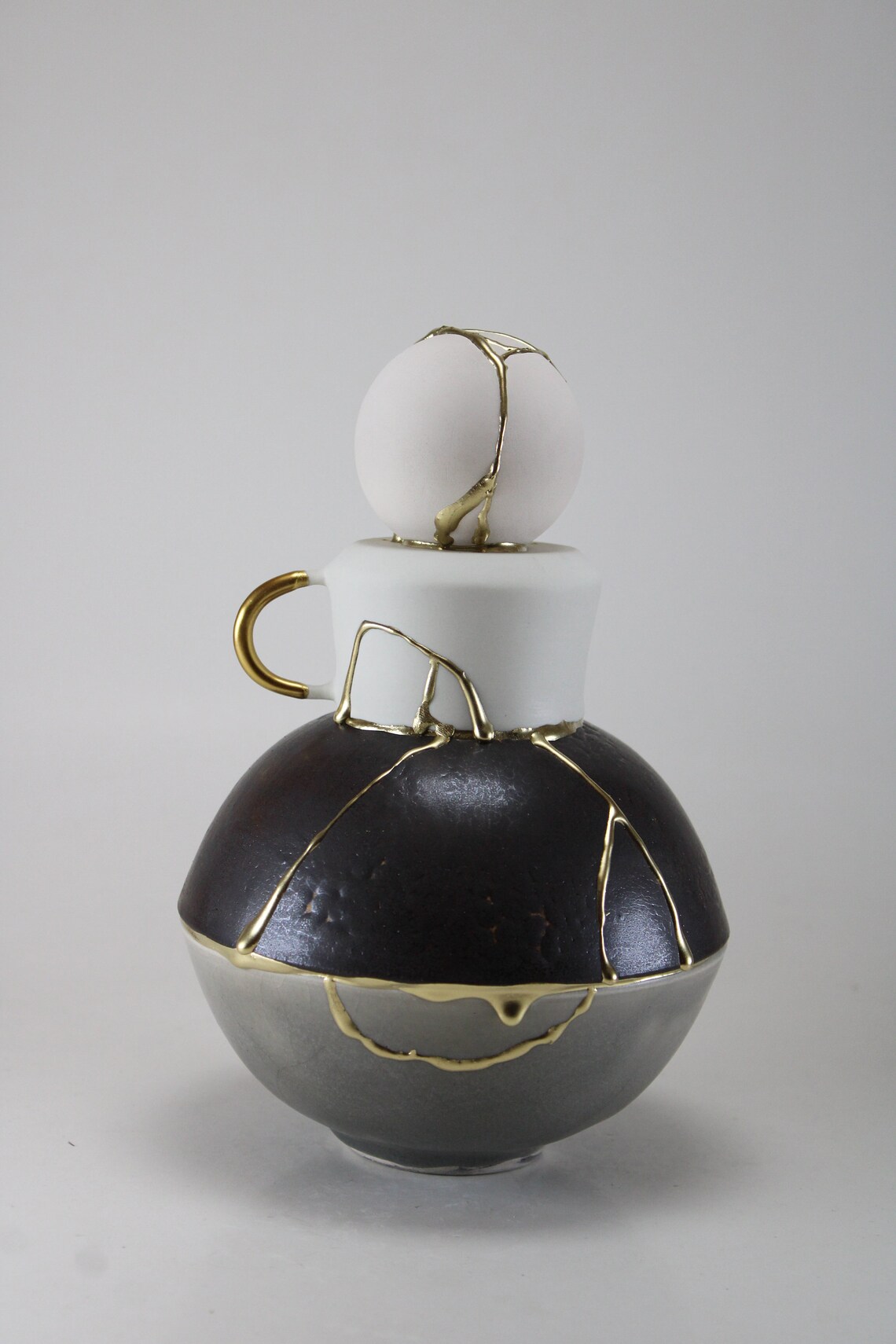 Kintsugi Sculpture, Kintsugi Abstract Form, Japanese Art, Gift of ...