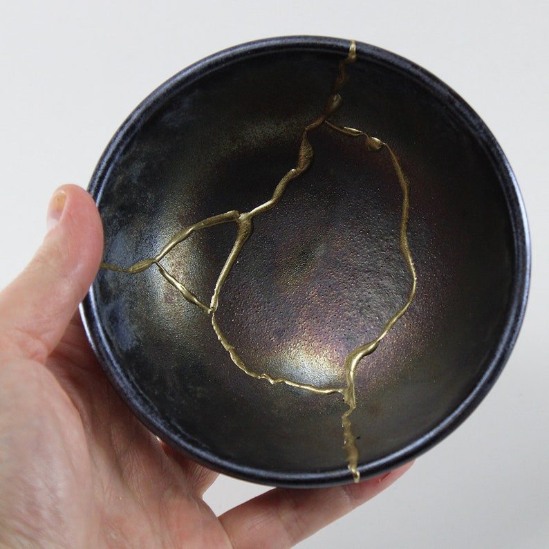 Kintsugi Bowl, Japanese Art, Kintsugi Pottery, Kintsugi Set ...