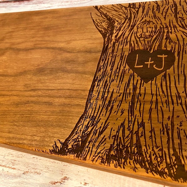 Initials Carved - Etsy