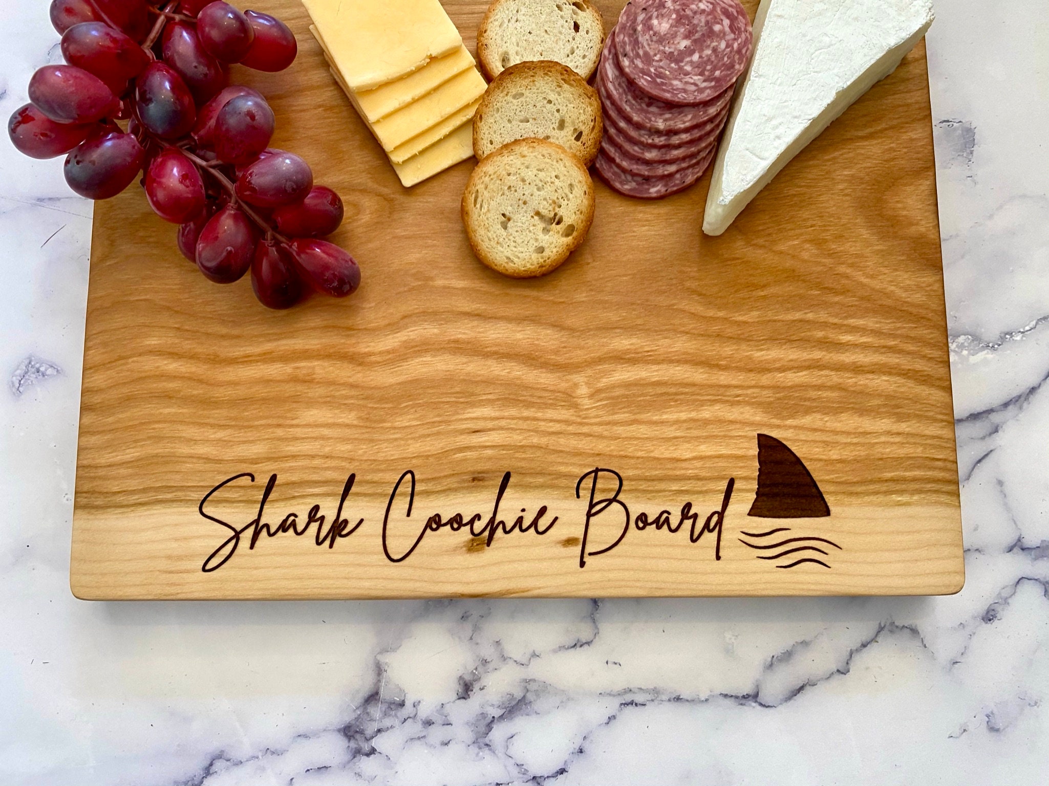 Trays & Platters Dining & Serving Shark Coochie Board etna.com.pe