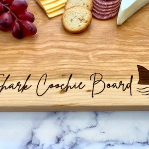 Shark Coochie Board Charcuterie Board Funny Housewarming Gift for Her ...