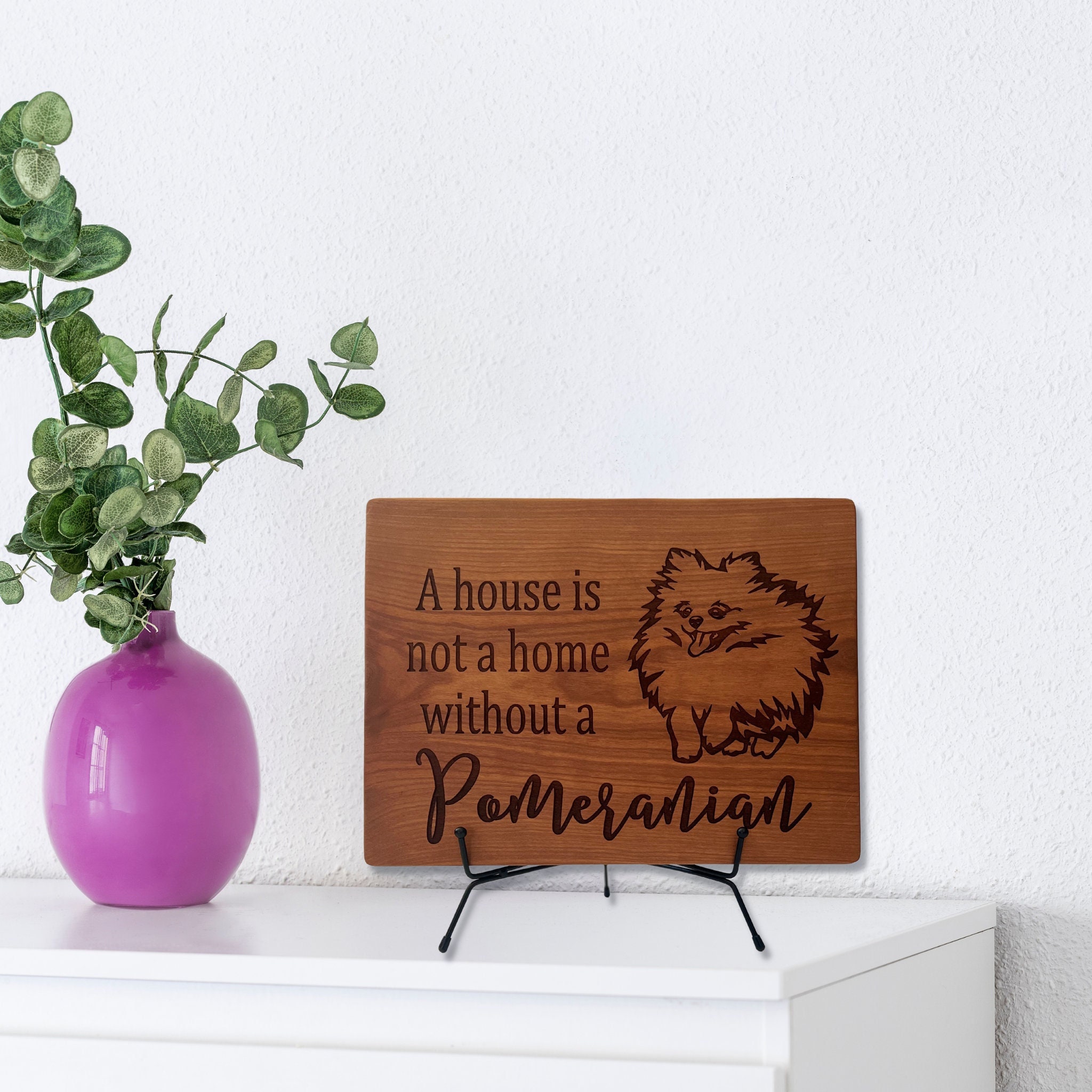 Custom Dog Decor Sign for Home Pomeranian Dog Breed Gifts for - Etsy