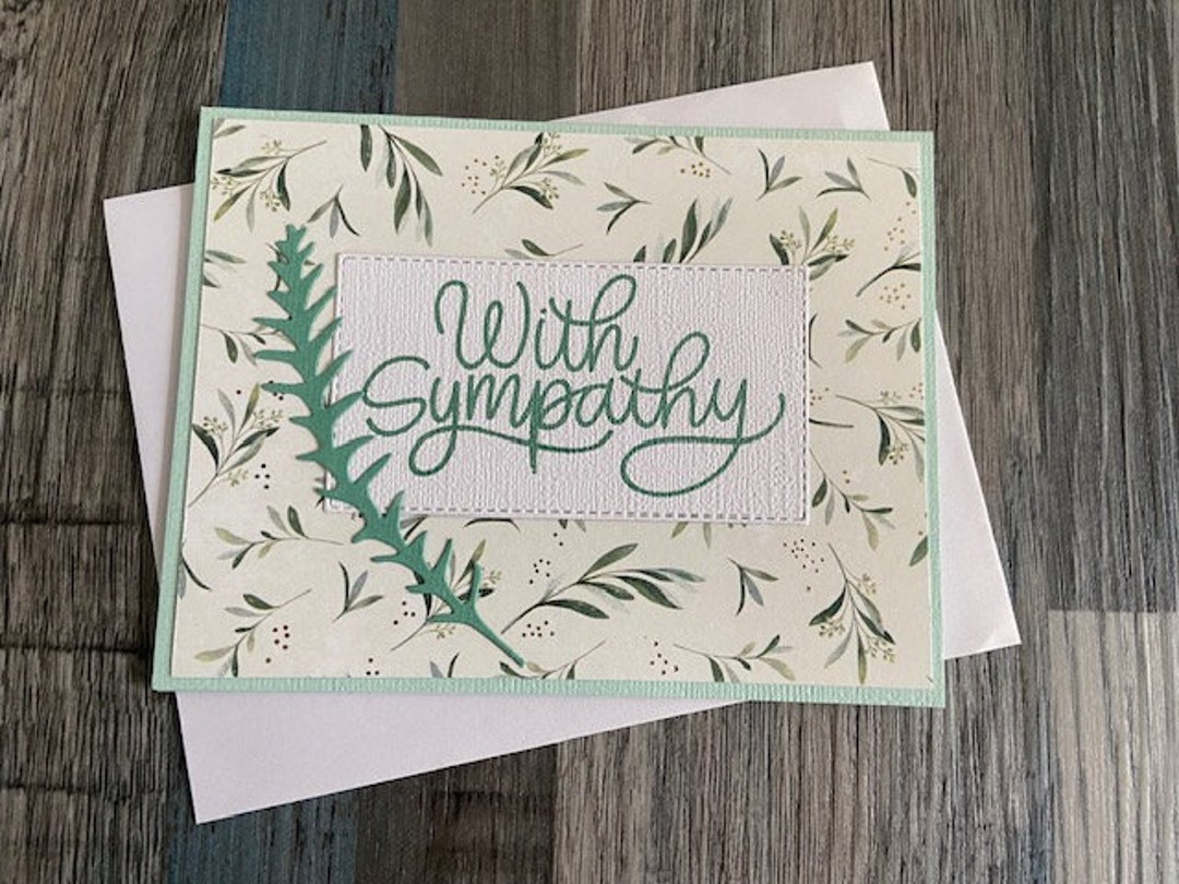 With Sympathy Note Card, Deepest Heartfelt Condolences on Loss of Loved ...