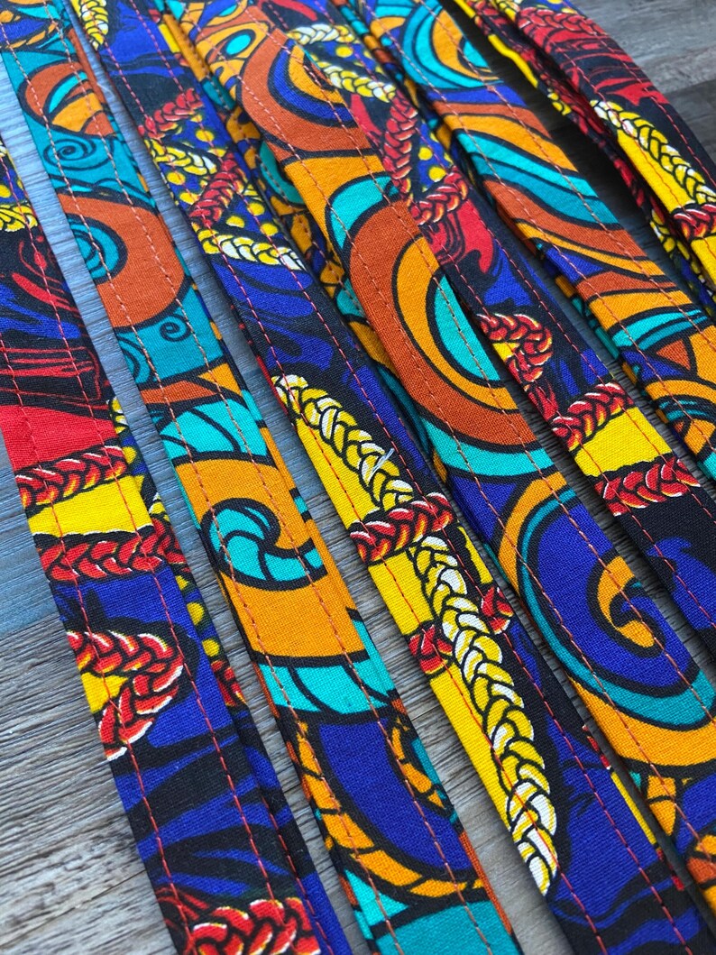 Ankara Fabric Lanyard: African Print Breakaway Clasp - Teacher Nurse ...