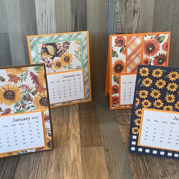 Easel Calendar - Etsy