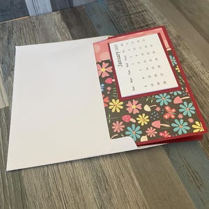 2025 Desktop Easel Calendar, Whimsical Bright Floral Design With ...