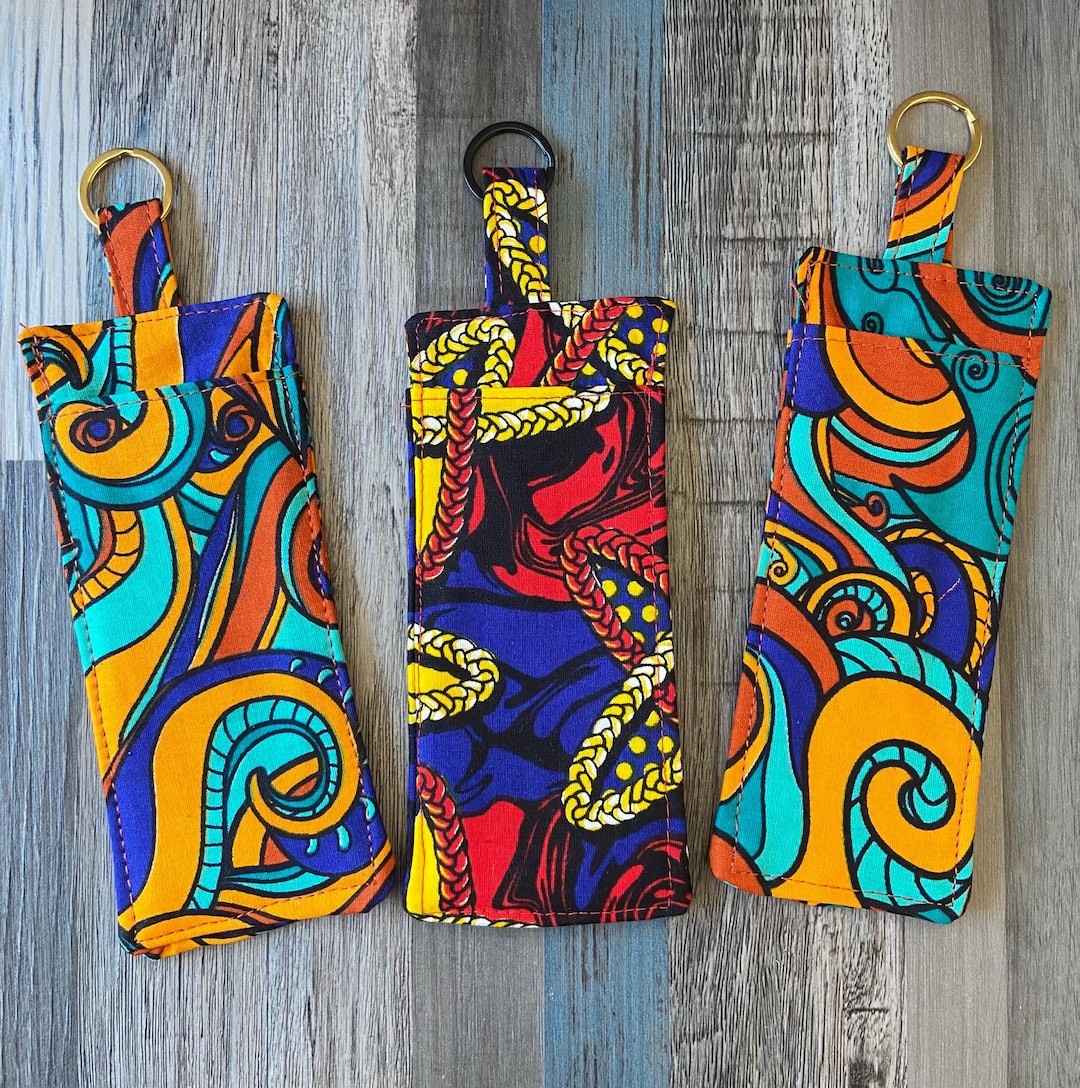 Ankara Fabric Eyeglass & Pen Holder: African Print Lanyard Accessory - Etsy