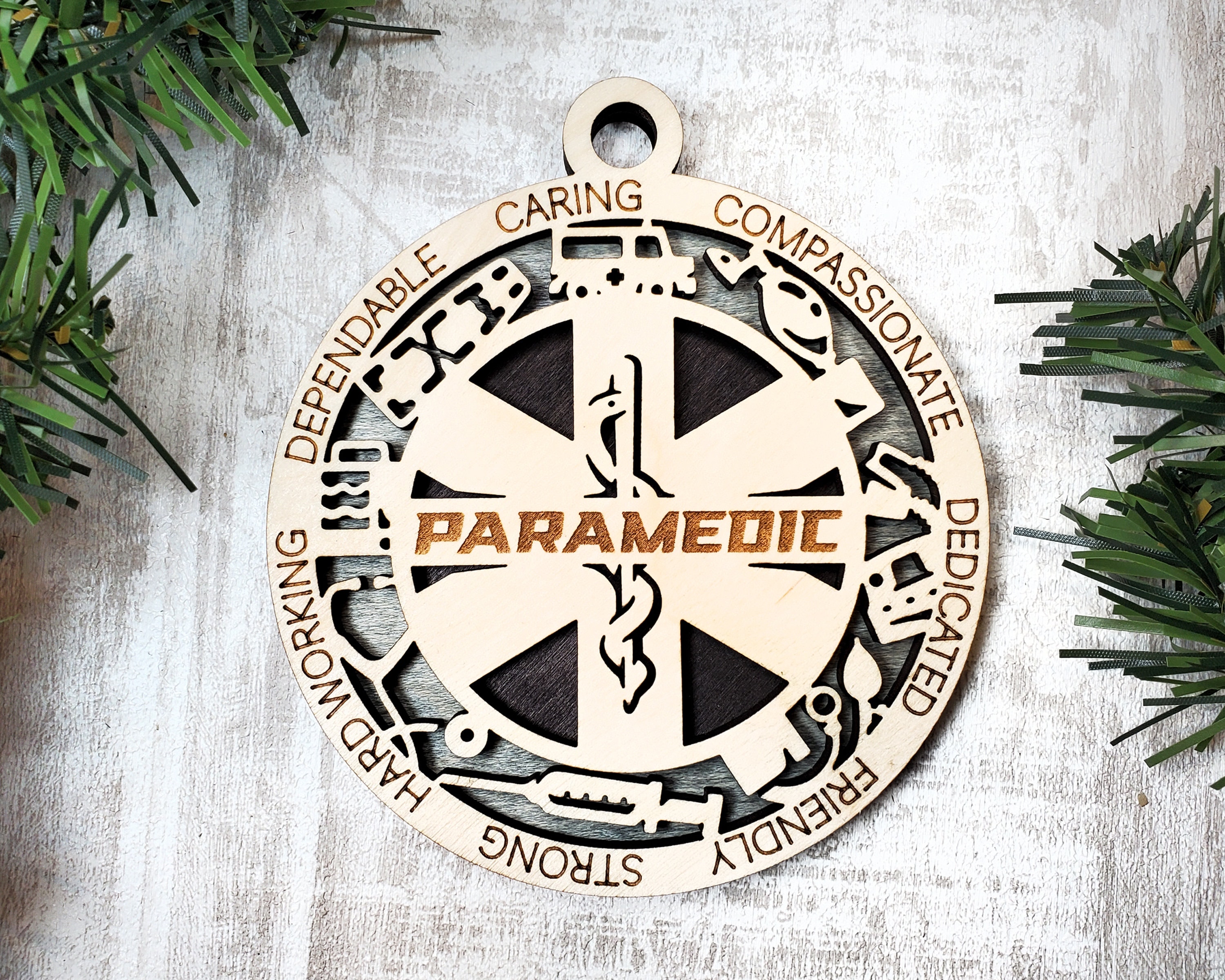 Personalized Paramedic Ornament - First Responder Ornament Collection ...