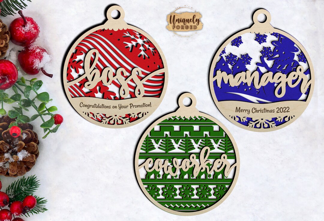 Personalized Boss/manager/coworker Ornament - Ultimate Christmas ...