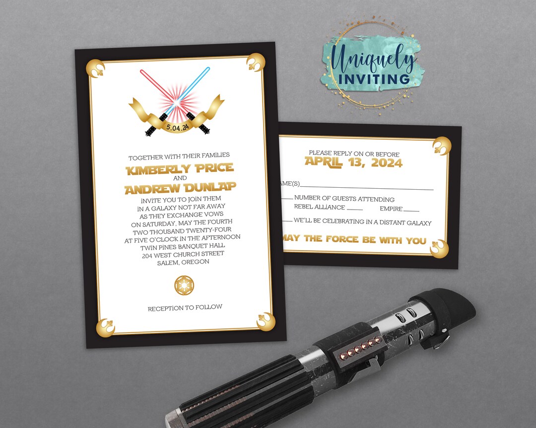 Force of Love Invitations - Etsy