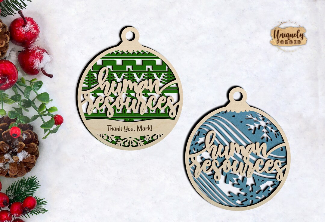 Personalized Human Resources Ornament - Ultimate Christmas Ornament ...