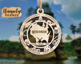 Madison Miss Wisconsin Capitol Ornament Engraved Madison - Etsy