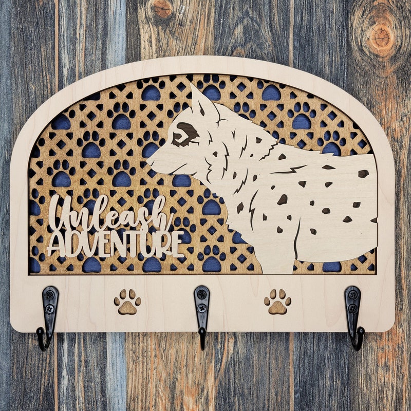 Blue Healer Key Holder - Etsy