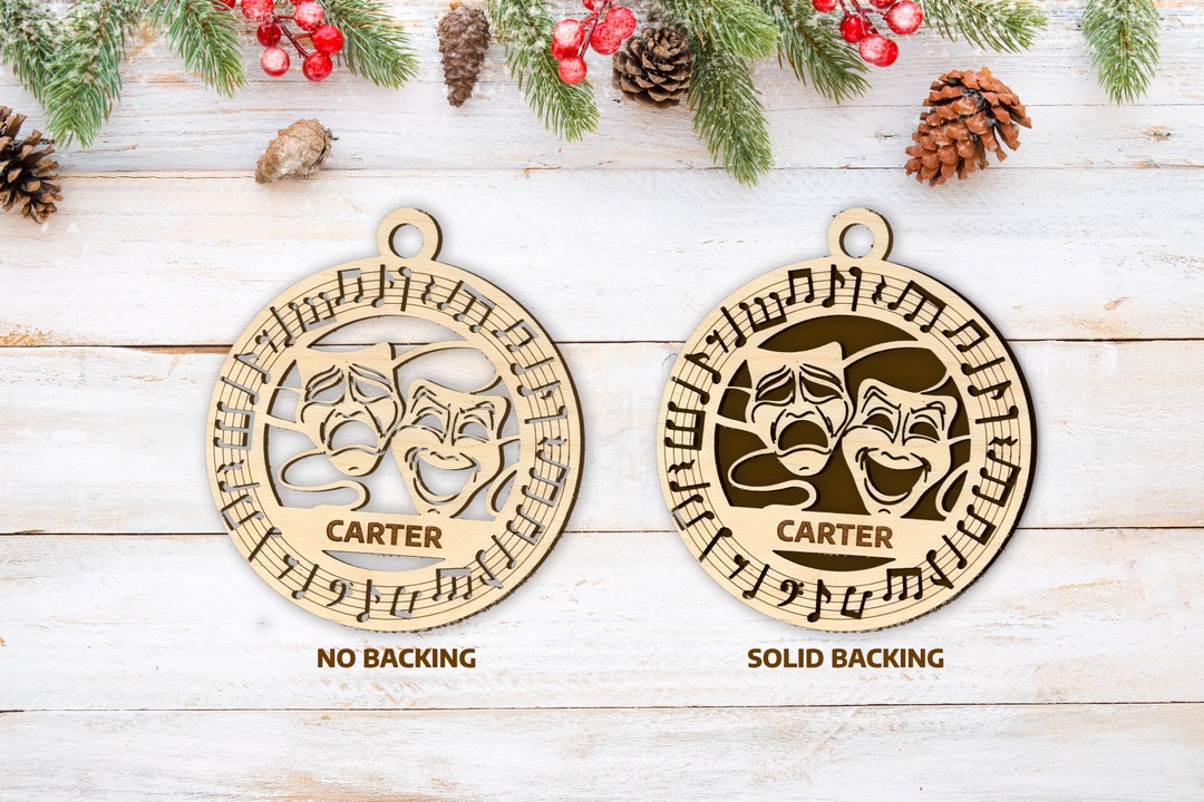Personalized Musical Theater Ornament Music Ornament Collection - Etsy