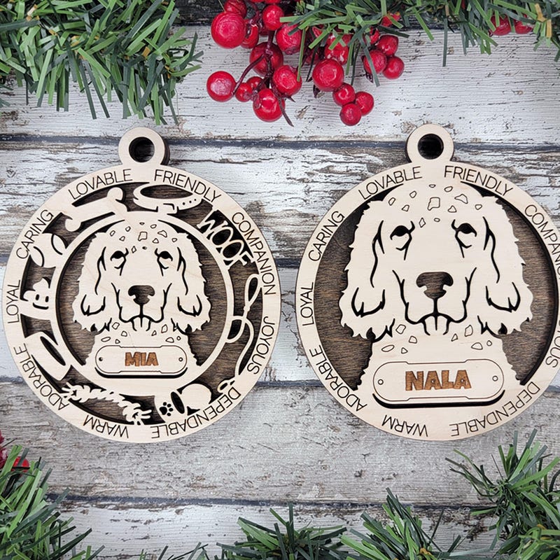 Setter Ornament - Etsy
