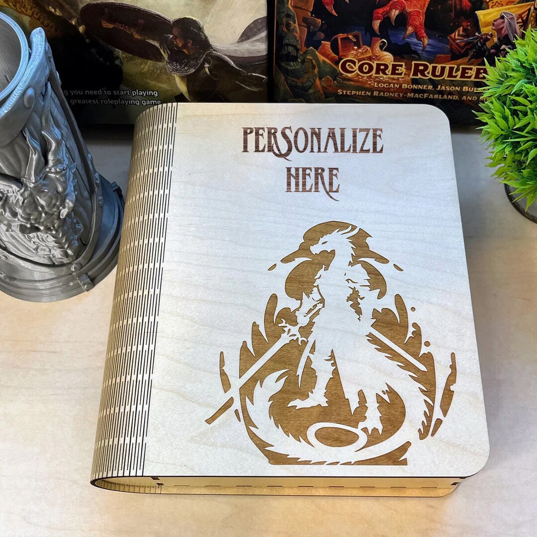 Personalized Dragon Character Class DND RPG Tabletop Game Storage Box ...
