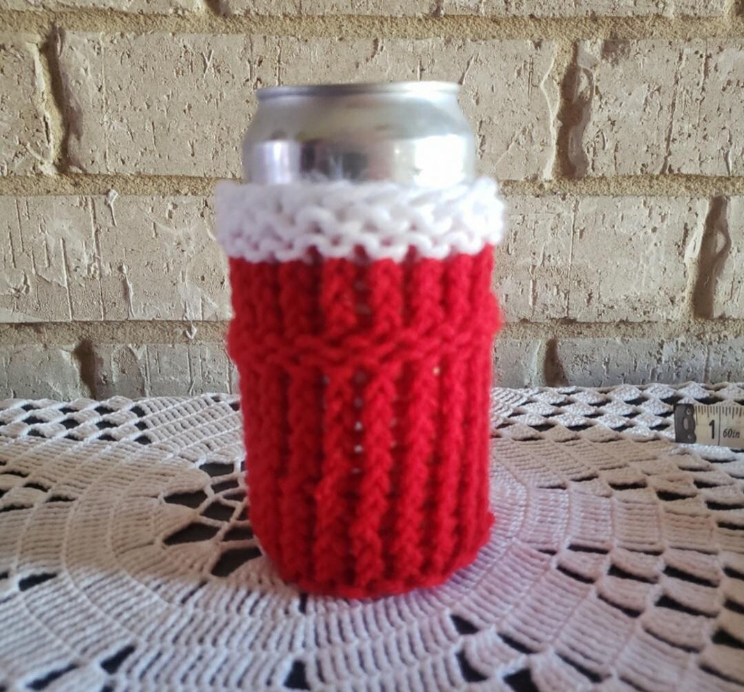 Handmade Knit Koozie - Etsy