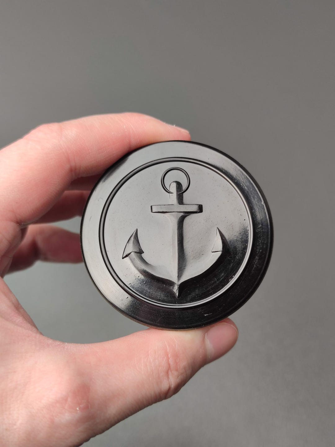 Rare Vintage Military Anchor Paperweight Nautical Map USSR Navy White ...