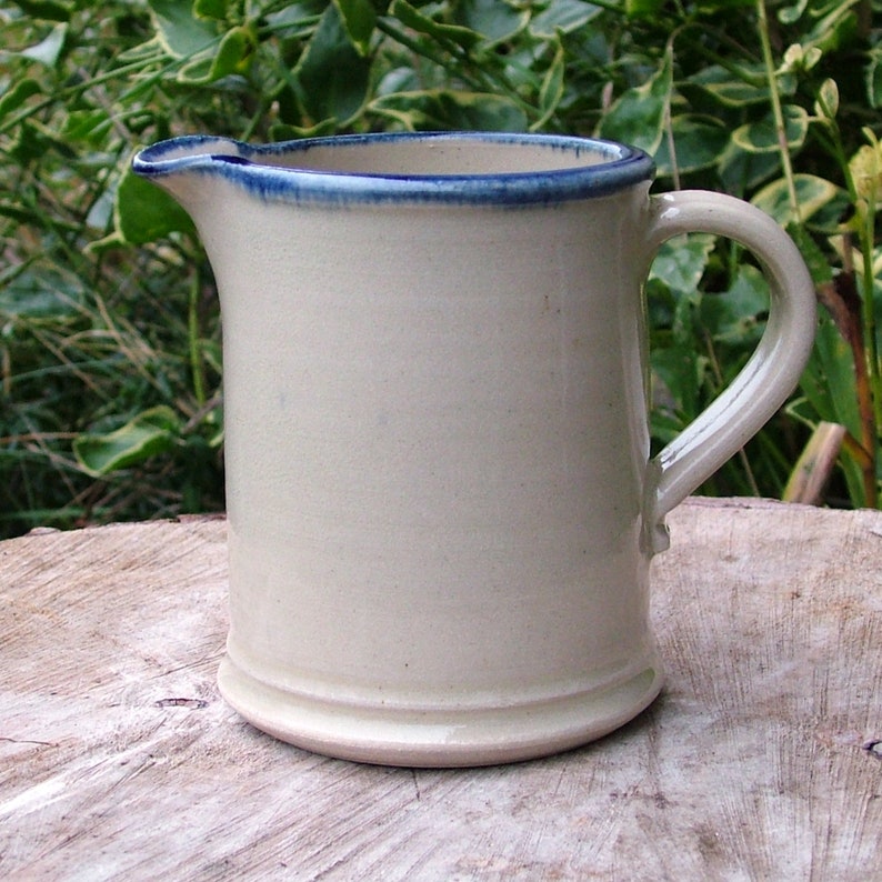 Thrown Pottery Jug Milk Jug Creamer Cream Jug Classic 1/2 Pint - Etsy UK