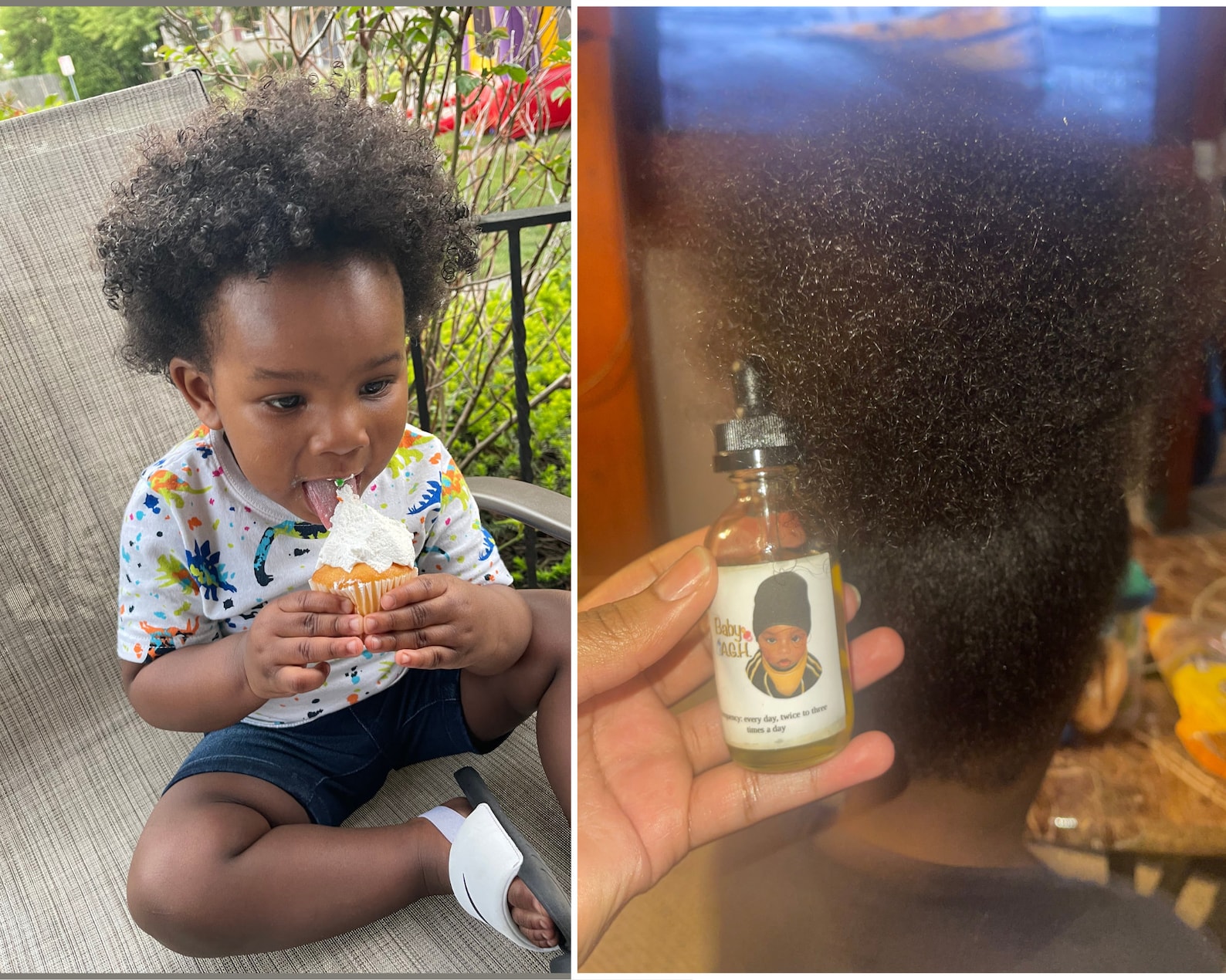 3 Baby Hair Oil Dropper Bottles for Cradle Cap Dryness and - Etsy