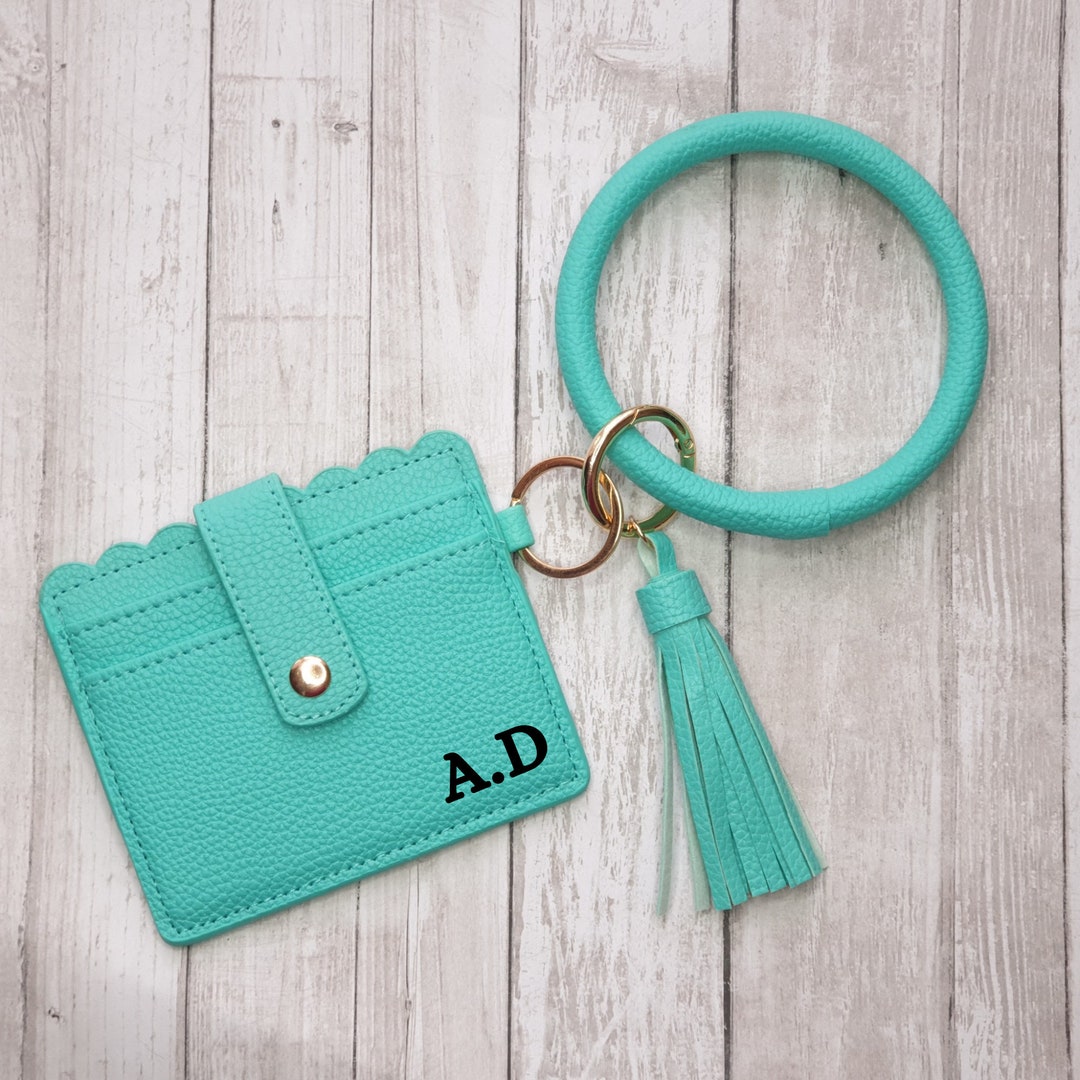 Custom Wallet Wristlet Keychainkey Ring Banglebangle - Etsy Canada