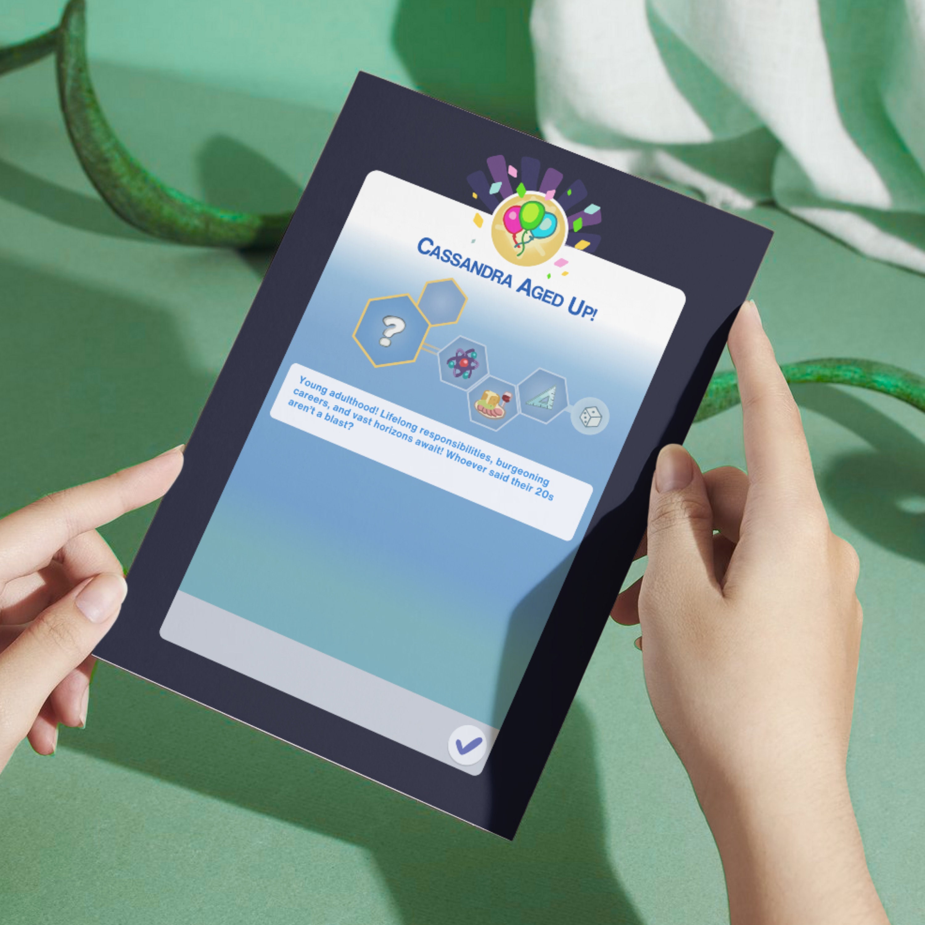 Customizable Sims Birthday Card: Aging up Design (digital Download) - Etsy