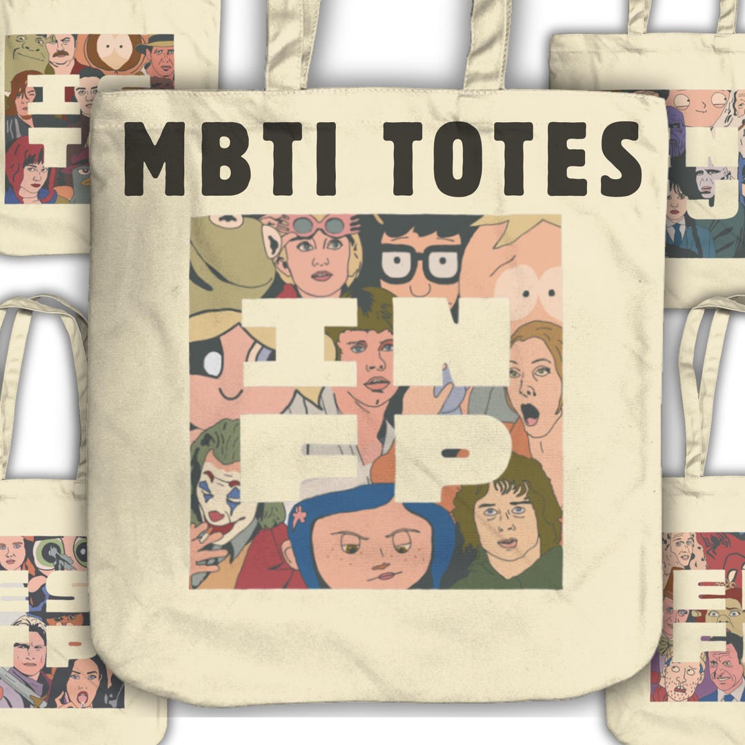 MBTI Tote Bag | 16 Personality Types | Myers Briggs Test | Custom ...