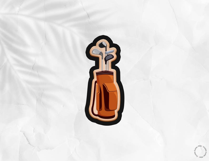 Golf Club Bag Cookie Cutter .STL File: DIY Baking (digital Download) - Etsy