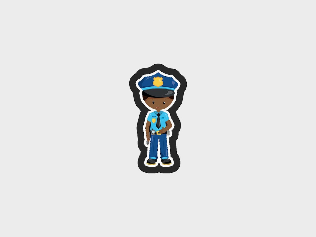 Diy Police Kids Boy Cookie Cutter .STL Files - 5 Sizes | Police Kids ...