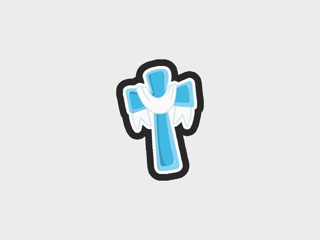 Diy First Communion Kids Cross Drape Cookie Cutter .STL Files - 5 Sizes ...