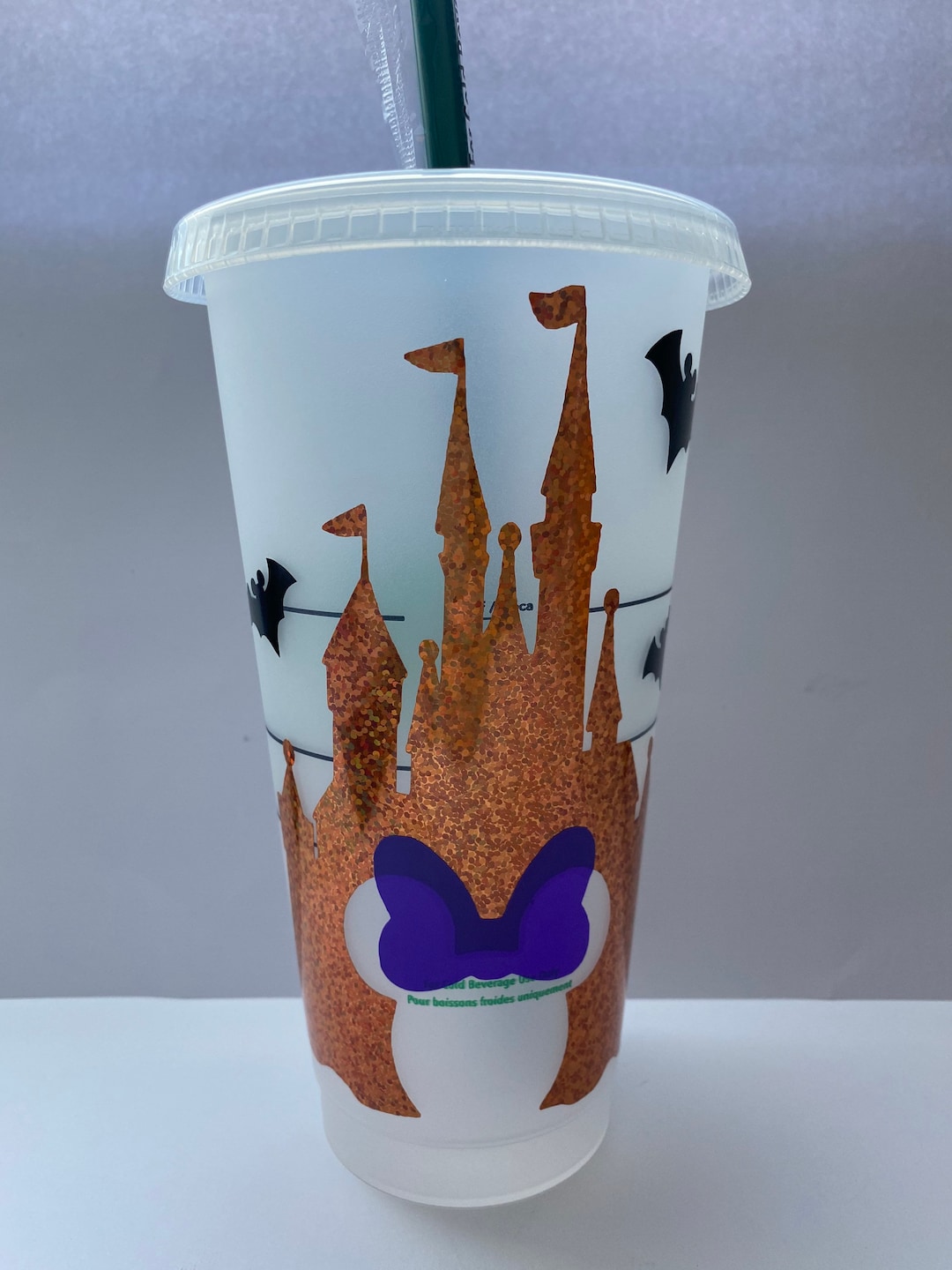 Halloween Themed Castle Starbucks Cup | 24oz Cold Cup | Inspired ...
