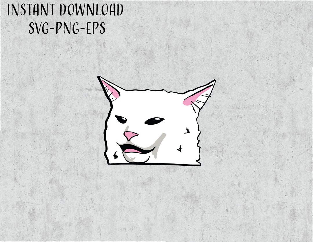 Smudgecat SVG | Cat Meme Svg | Angry Cat Svg | Cats Svg | Peeping Cat ...