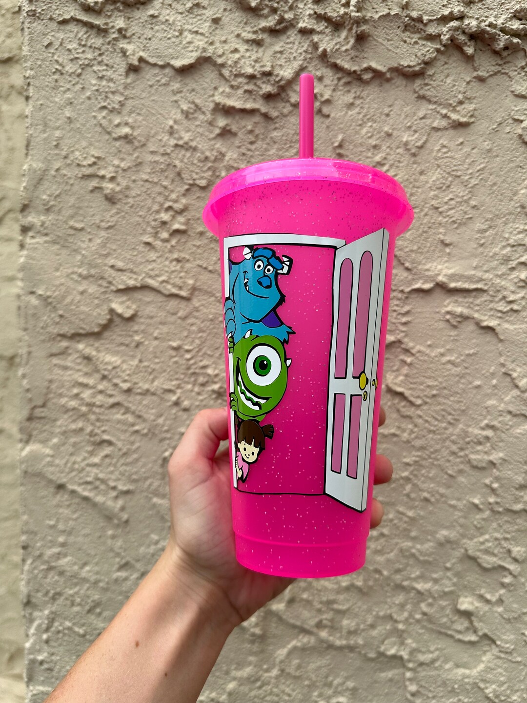 Monsters Inspired Cup| 24 Oz Cold Cup| Tumbler| Cups| Dis Cups|boo ...