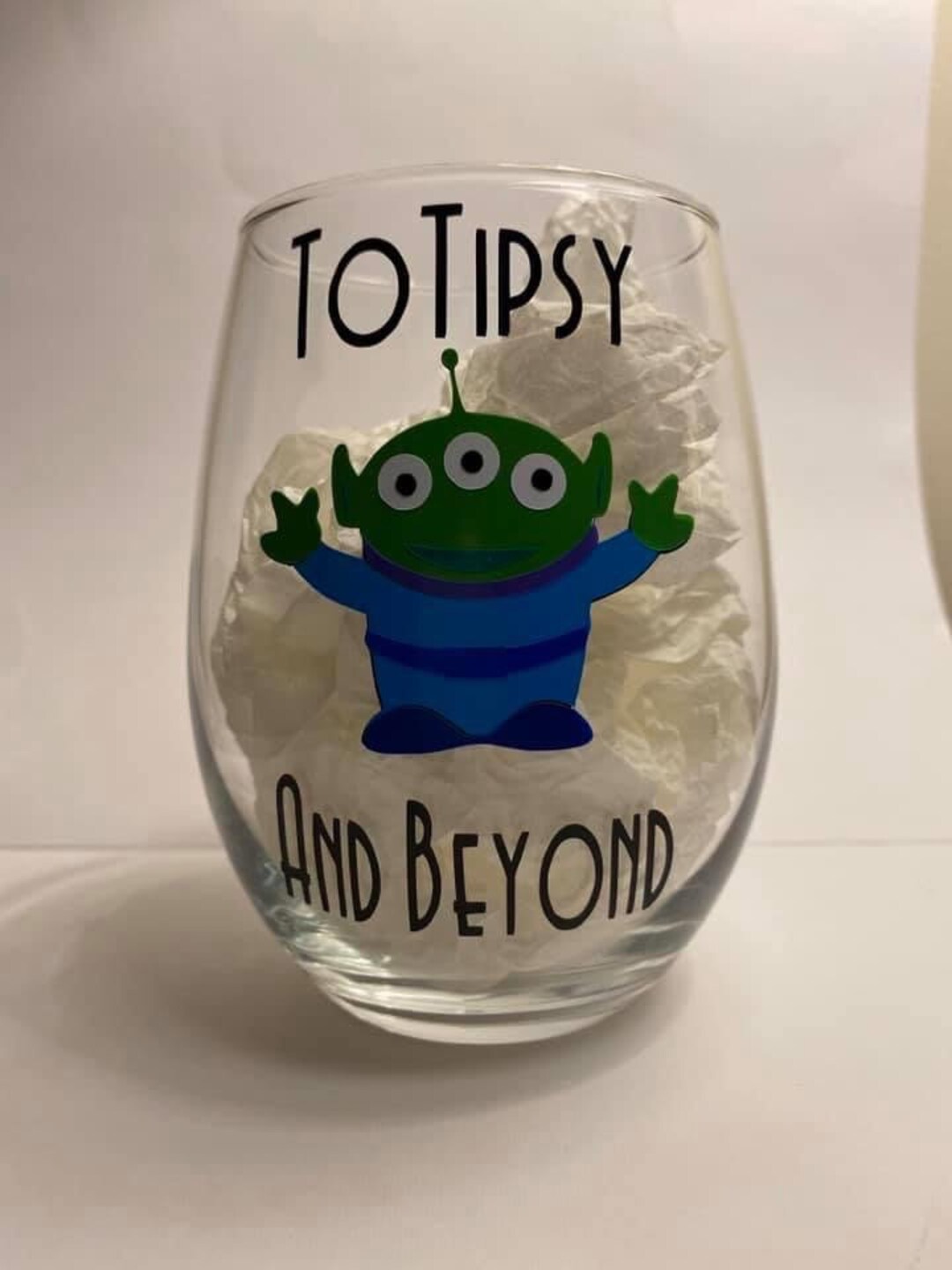 Alien Inspired Wine Glass| Alien Wine Glass| Tipsy & Beyond| Wine ...