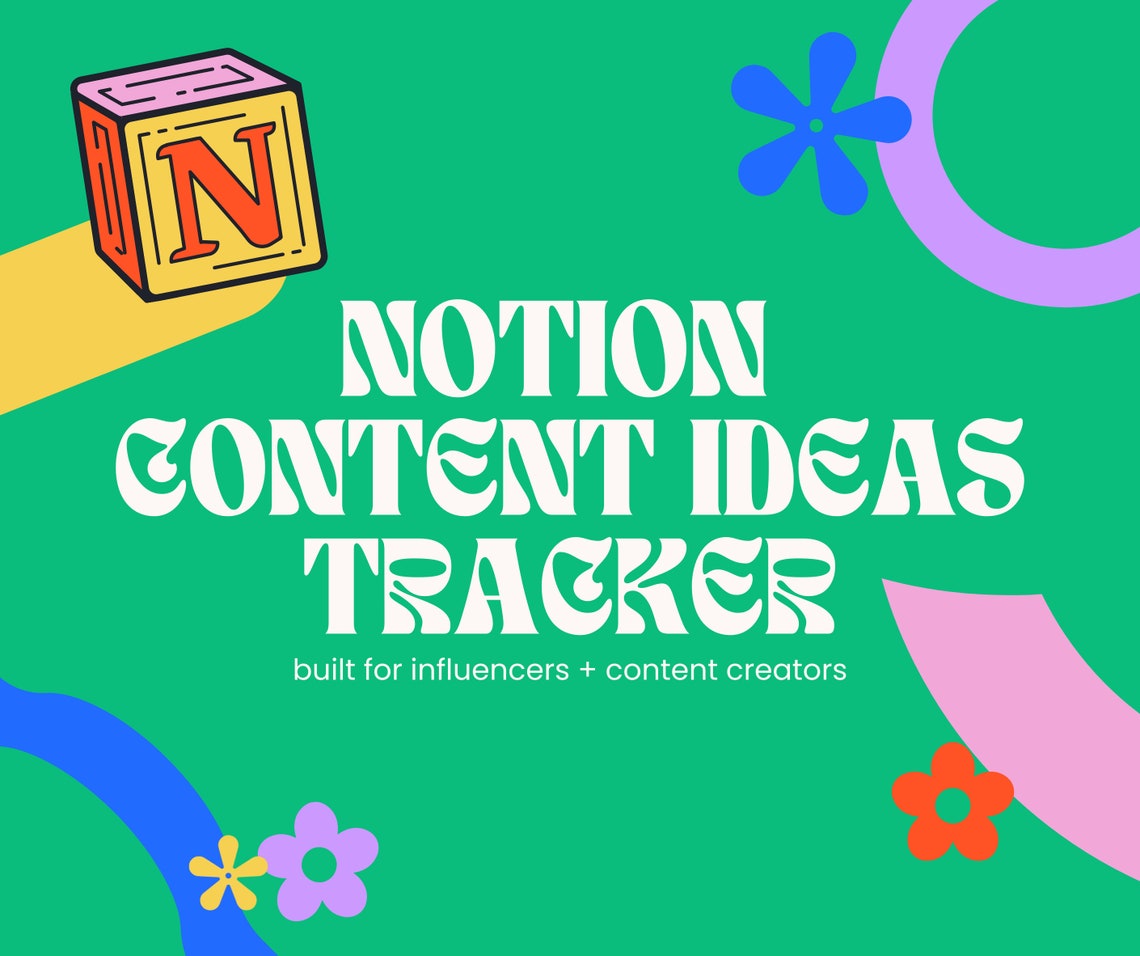 Notion Content Ideas Template Content Creators |microinfluencers ...