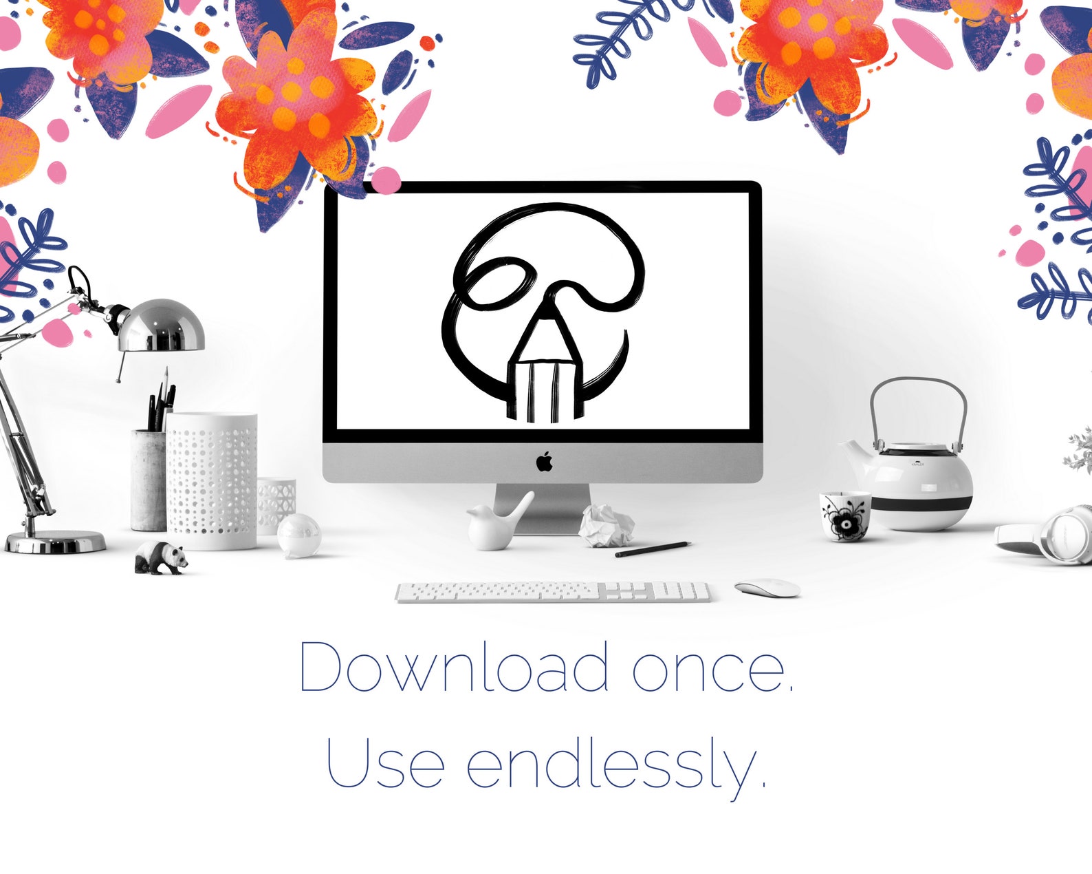 Coloring Page | Robot Pihka is My Name | Printable | Instant Download ...