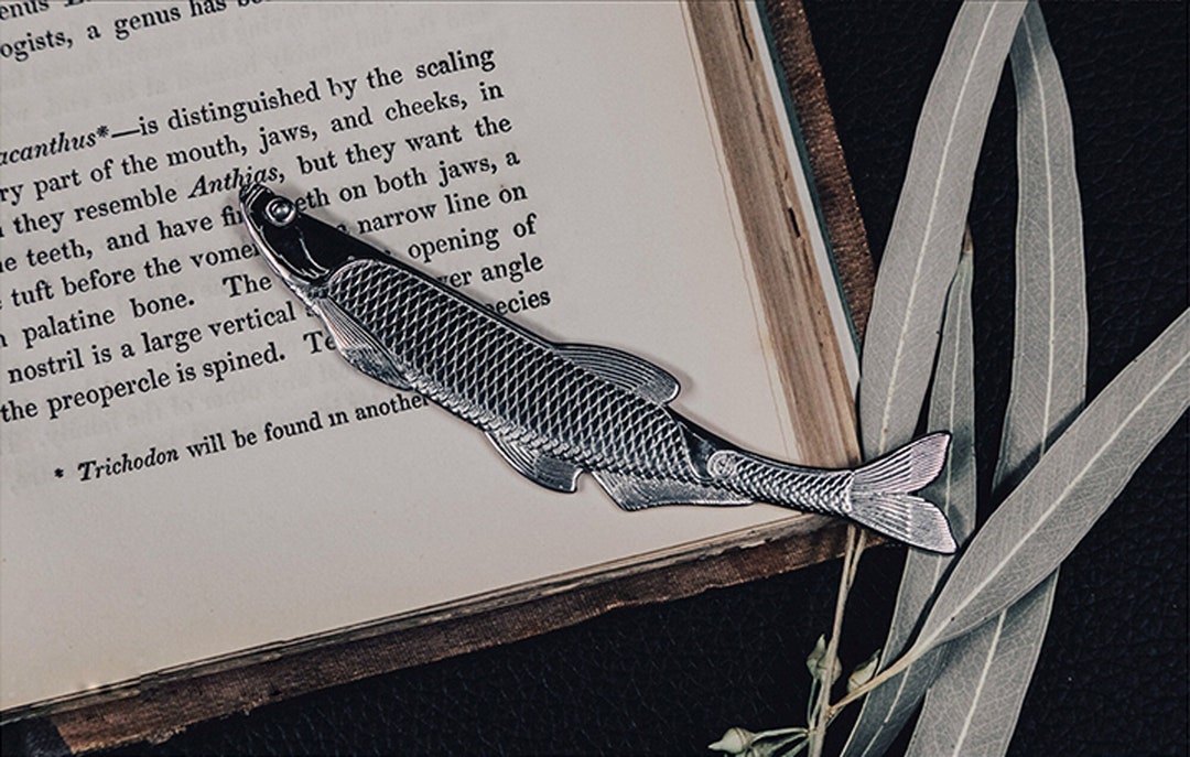 Predatory Carp Bookmark read and Live Solid 316L - Etsy