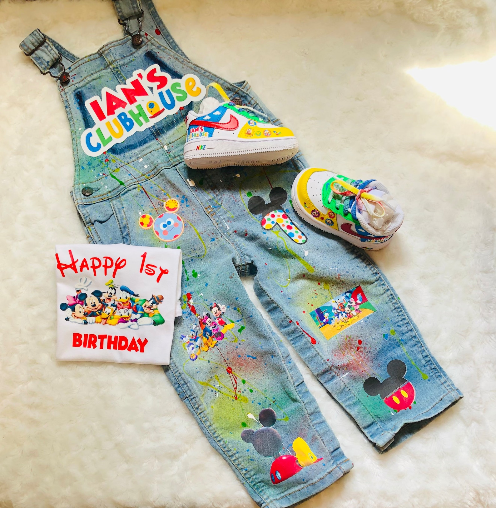 Mickey Mouse Outfit, Mickey Mouse Clubhouse Outfit , Birthday Outfit ...