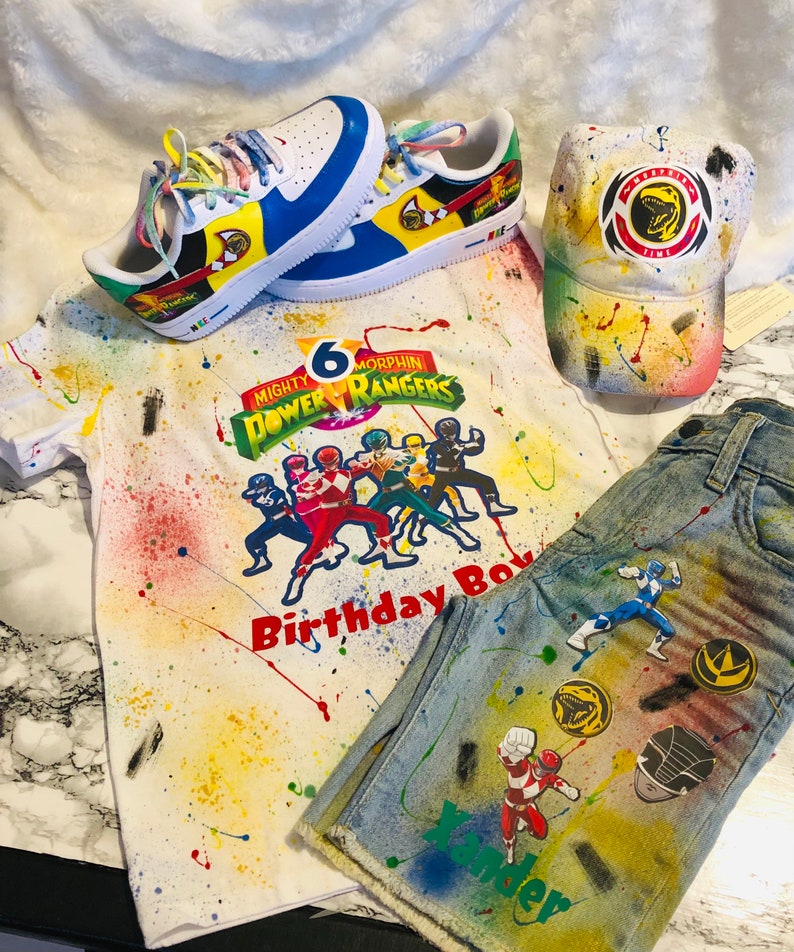 Power Ranger Outfit Power Ranger Kids Outfit 1st Birthday - Etsy