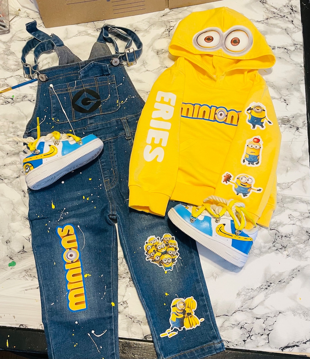 Minion Outfit, Despicable Me Outfit , Birthday Outfit , 1st Birthday ...