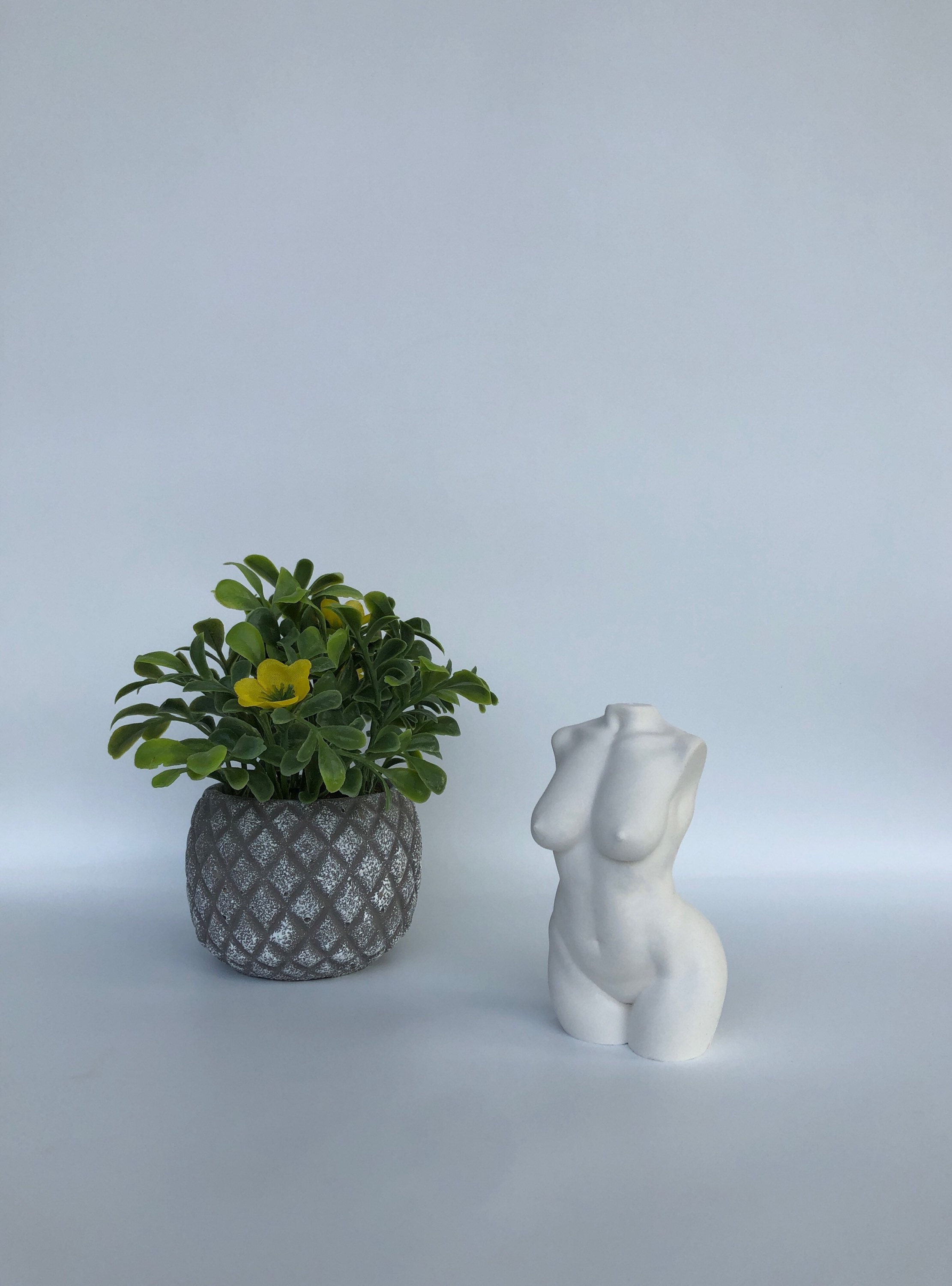Curvy mid-size Goddess Torso Statue Nightstand Décor - Etsy