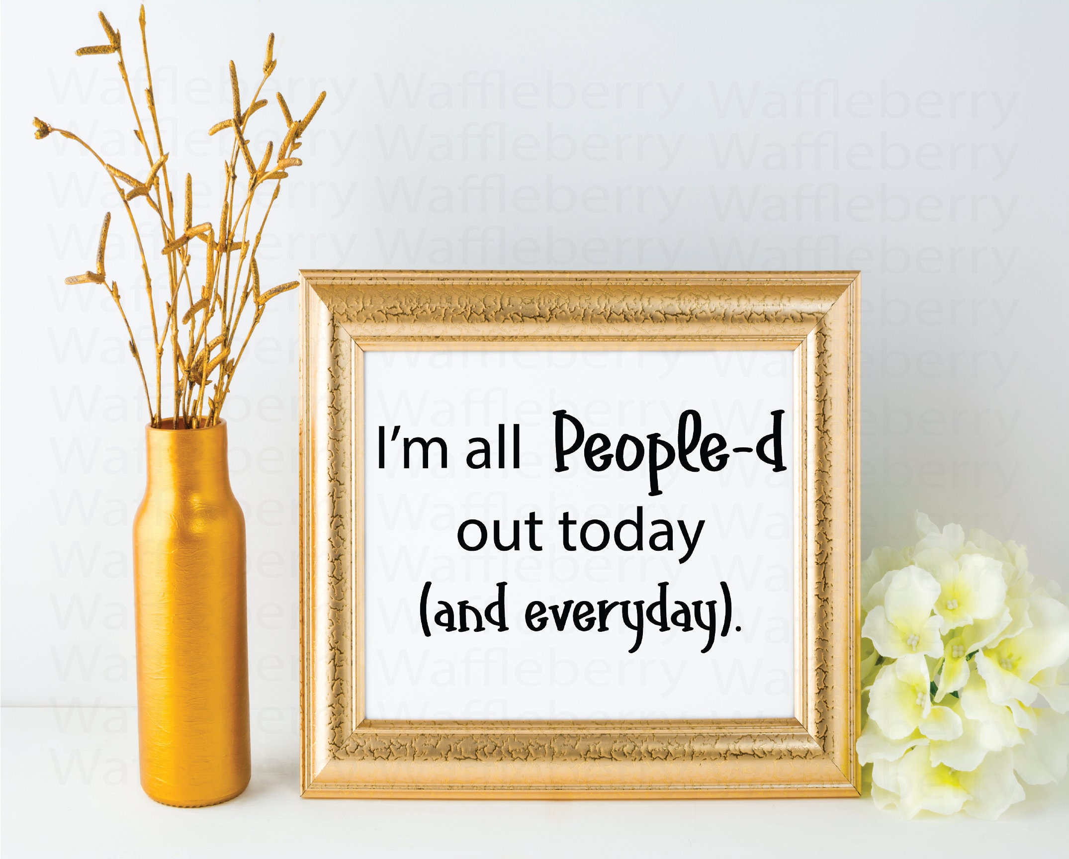 Peopled Out Introvert Svg Introvert Gift Cricut Svg Cricut Cut File ...